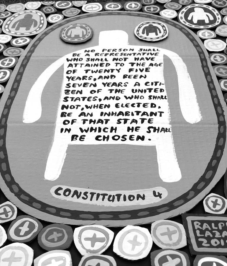 US Constitution - 04 Painting by Ralph Lazar | Saatchi Art