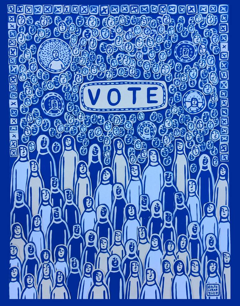[352] VOTE Painting by Ralph Lazar | Saatchi Art