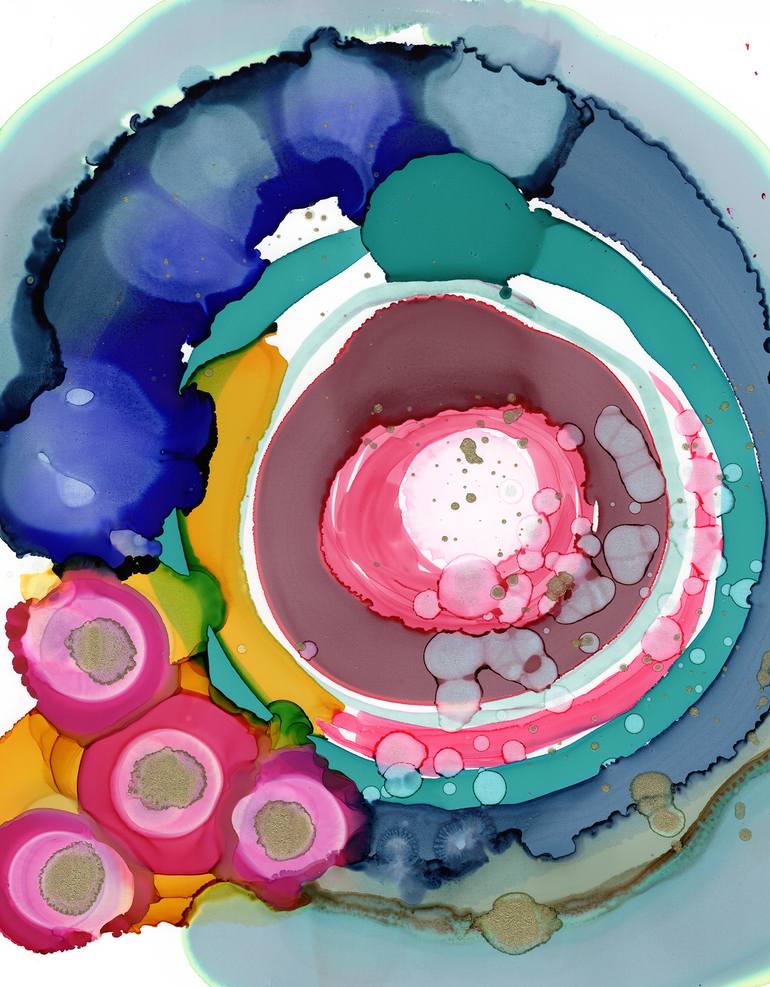 Aerial Study #1 Painting by Kristen Albrecht | Saatchi Art