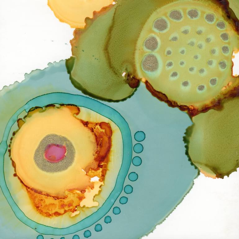 Aerial Study #15 Painting by Kristen Albrecht | Saatchi Art