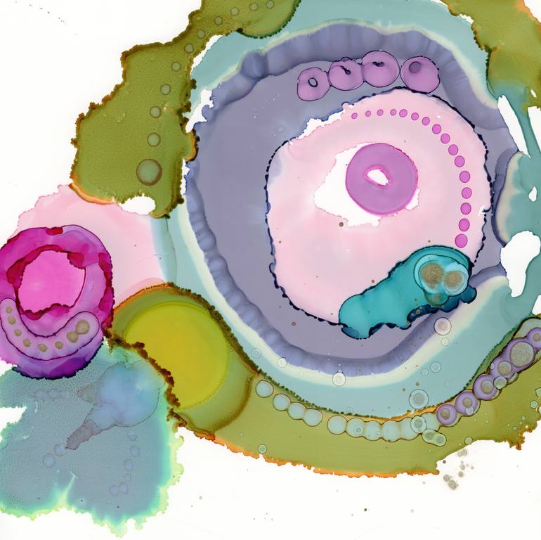 Aerial #24 Painting by Kristen Albrecht | Saatchi Art