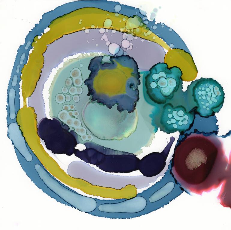 Aerial Study #30 Painting by Kristen Albrecht | Saatchi Art