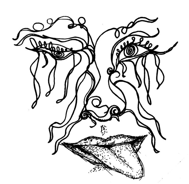 Silly Drawing by Angela De La Cruz | Saatchi Art