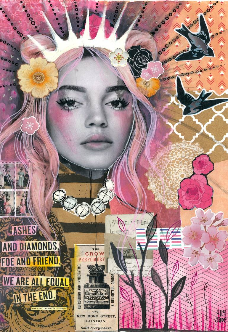 Diamonds Printmaking by Ally Jade | Saatchi Art