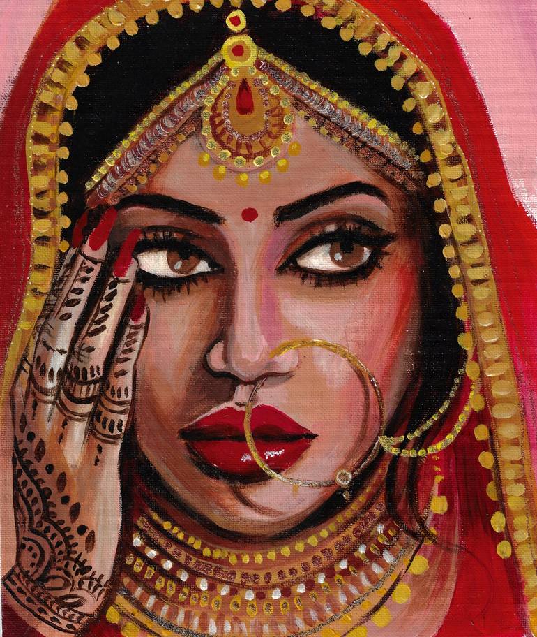 Bride Painting by Ally Jade | Saatchi Art