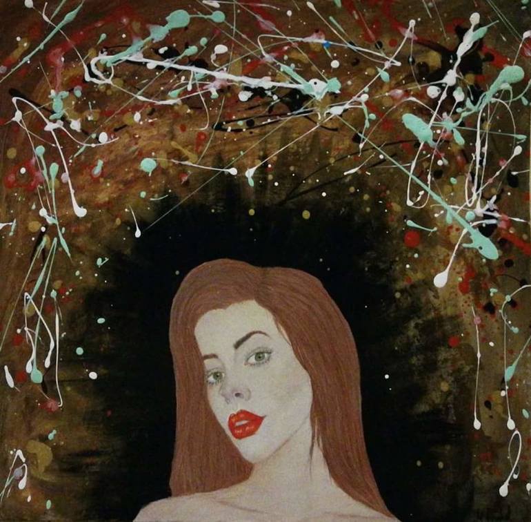 Der Geist hinter dem Gesicht (The mind behind the face) Painting by ...