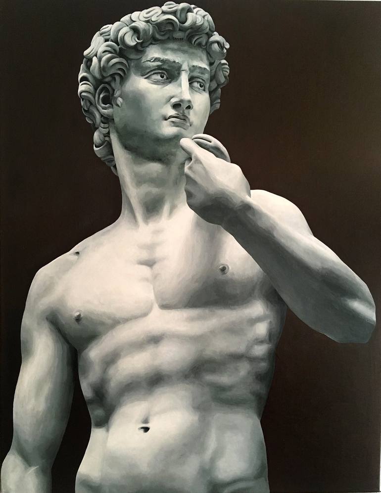 David Painting by Maria Perez | Saatchi Art