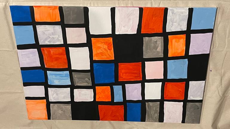 Color Prison Painting by The Pink Panther | Saatchi Art