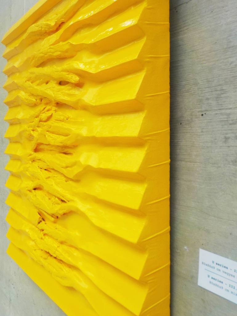 U series III. Yellow synchronous Painting by Szilard Barta | Saatchi Art
