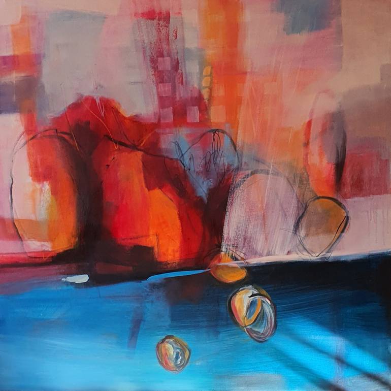 circles 1 Painting by Lubna Al-Lahham | Saatchi Art