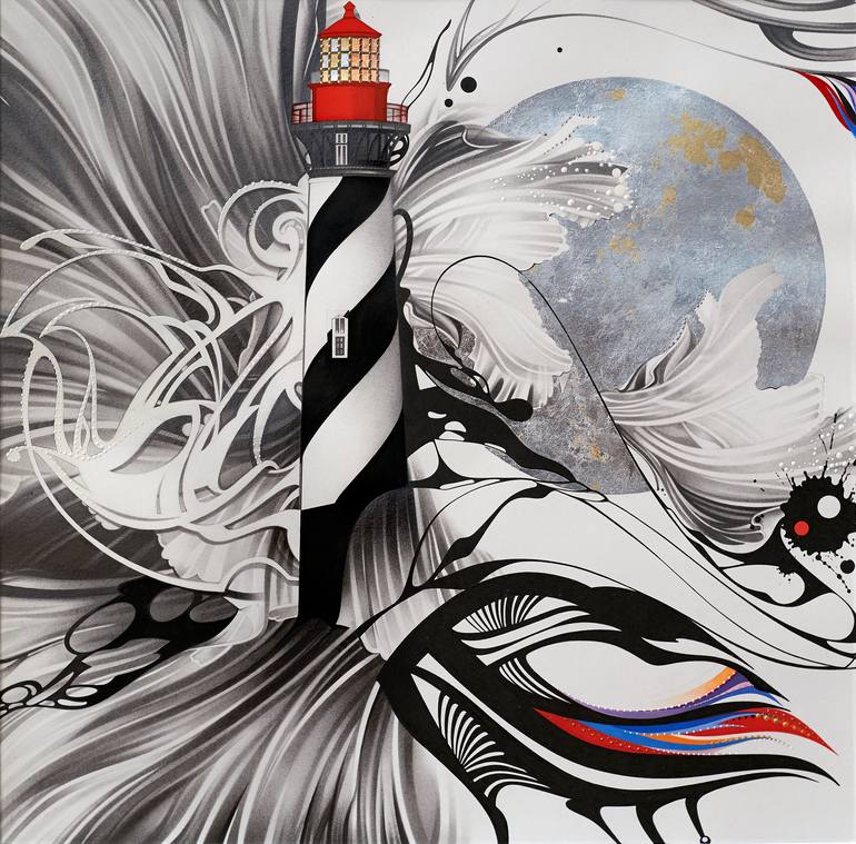 Into The Ocean Twice Drawing By Alvina Denisenko Saatchi Art