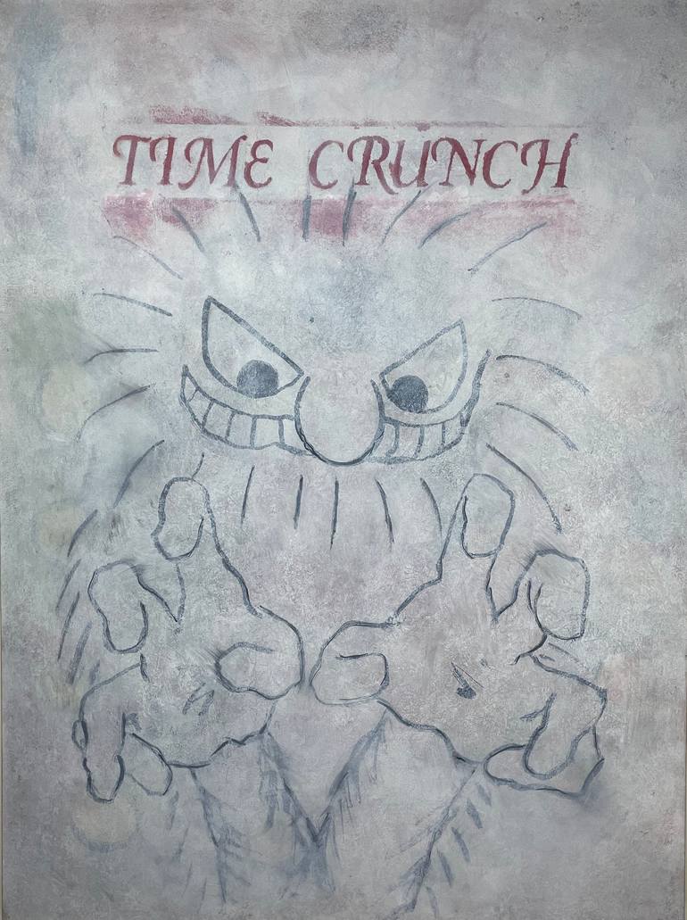 Time Crunch Painting by Ocean Waring | Saatchi Art