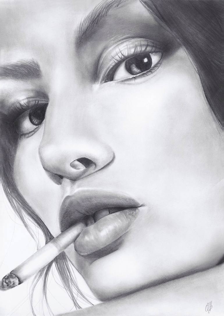 Divergence Drawing by Charlotte Kerswill | Saatchi Art