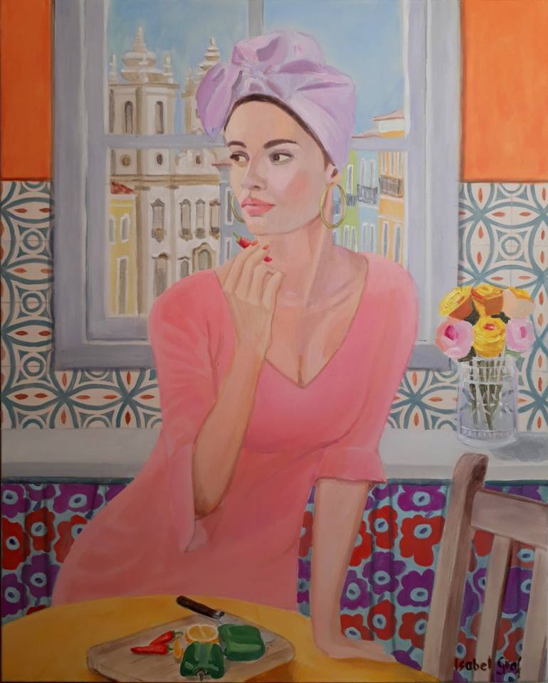 Dona Flor Painting by Isabel Graf | Saatchi Art