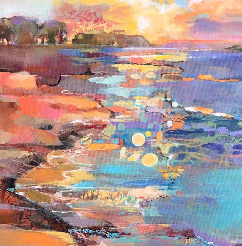 Mystical Light Painting by Marty Husted | Saatchi Art