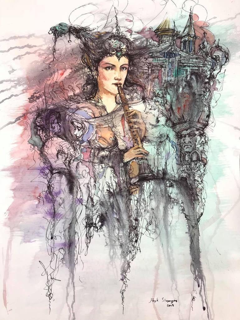 Chained melody Painting by Hayk Stepanyan | Saatchi Art