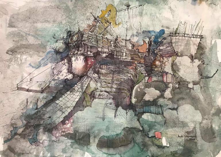 “Written direction” Painting by Hayk Stepanyan | Saatchi Art