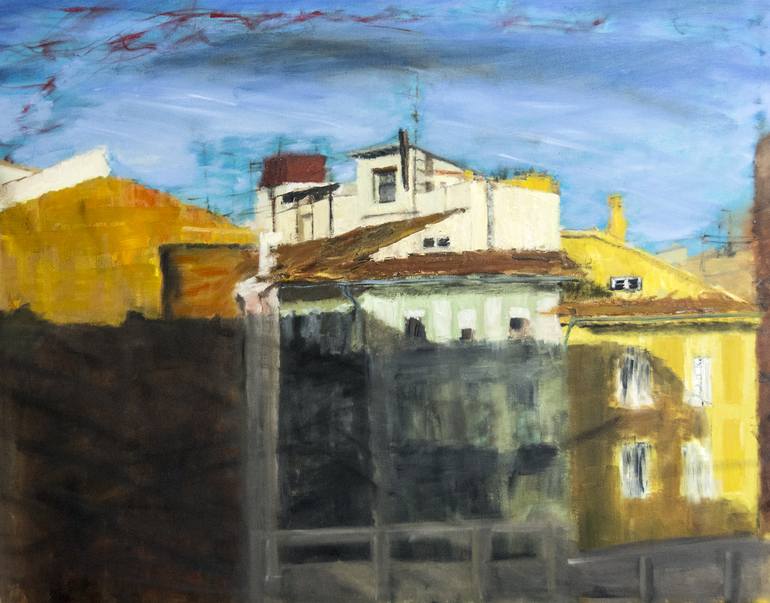 The Valencia series: The Old Town III Painting by Miguel Sopena ...