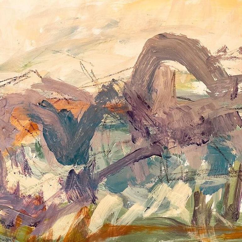 Mountain Country Painting by J Pullman | Saatchi Art