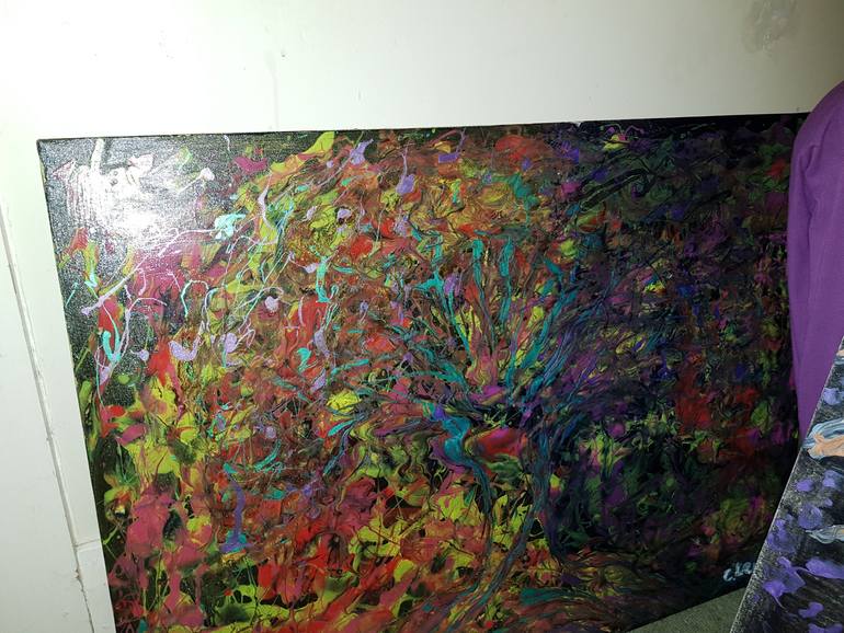 Evening tree Painting by Connie Lewis | Saatchi Art