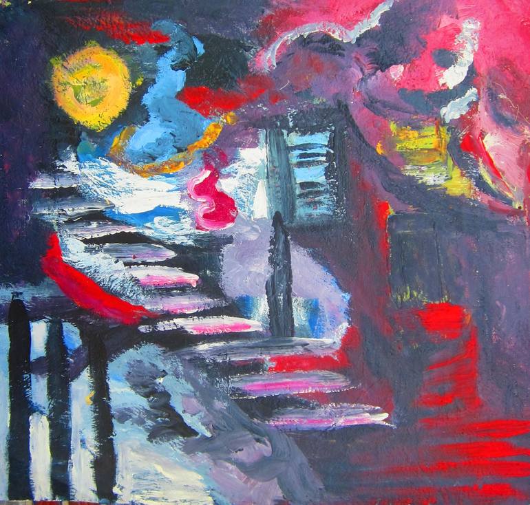 Stairway to Eternity Painting by James Robb | Saatchi Art