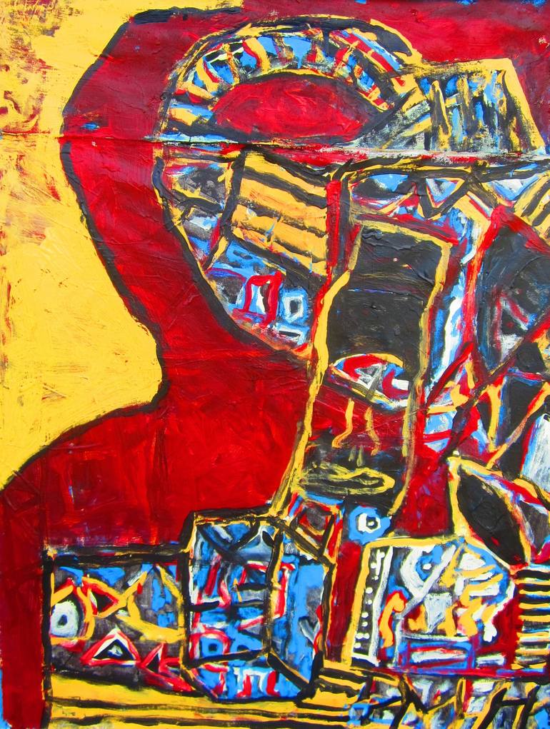 Shadow Self Painting by James Robb | Saatchi Art