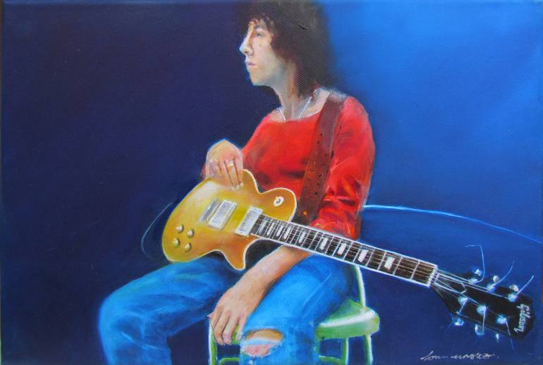 Peter Green Painting by John Wright | Saatchi Art