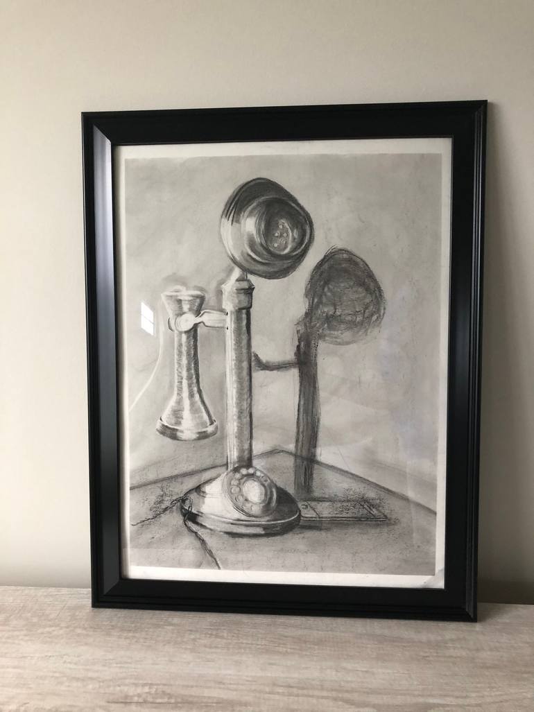 Timeless Communication Drawing by Phenecia Davis | Saatchi Art
