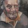 Old Man Painting by Ilona Agajanyan | Saatchi Art
