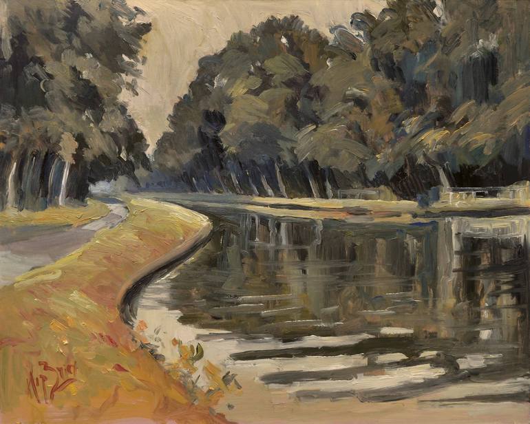 The Curve Painting by Nop Briex | Saatchi Art