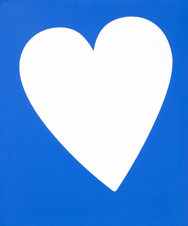 Big White Heart 1 Painting by siyeong kim | Saatchi Art