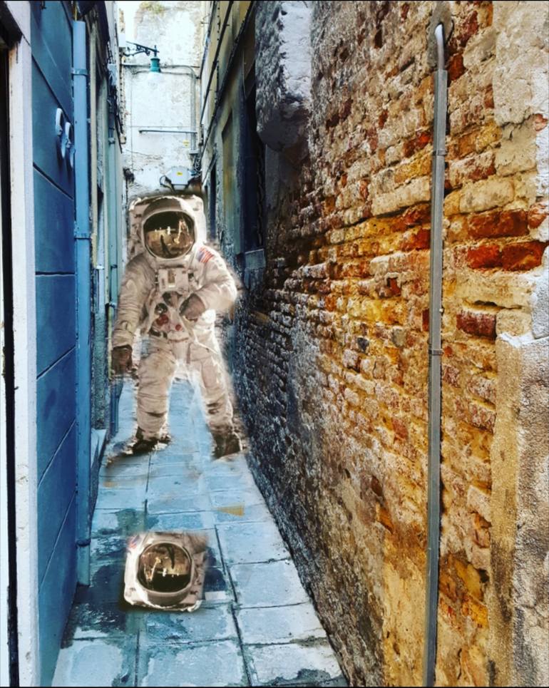 Out There is In Here Collage by Michael Caracciolo | Saatchi Art