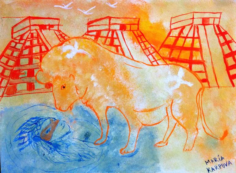 Remember is to live again Painting by Maria Karpova | Saatchi Art