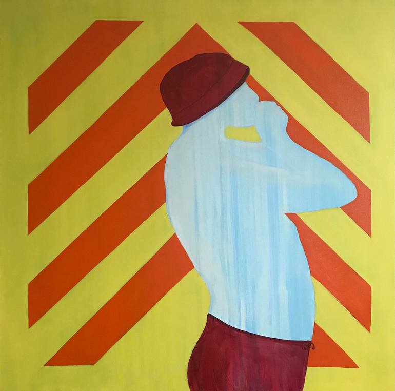 Chevron Painting by Jim McLean | Saatchi Art