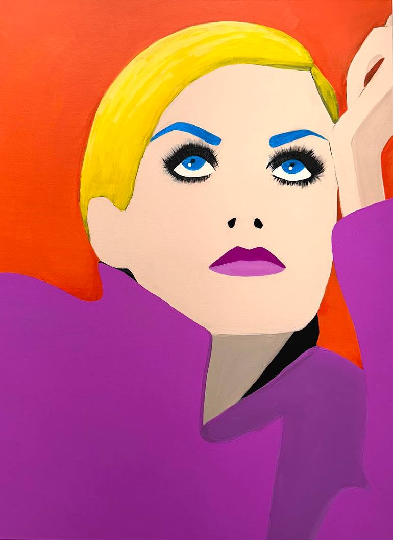 Peepers Painting by Carol Measom | Saatchi Art