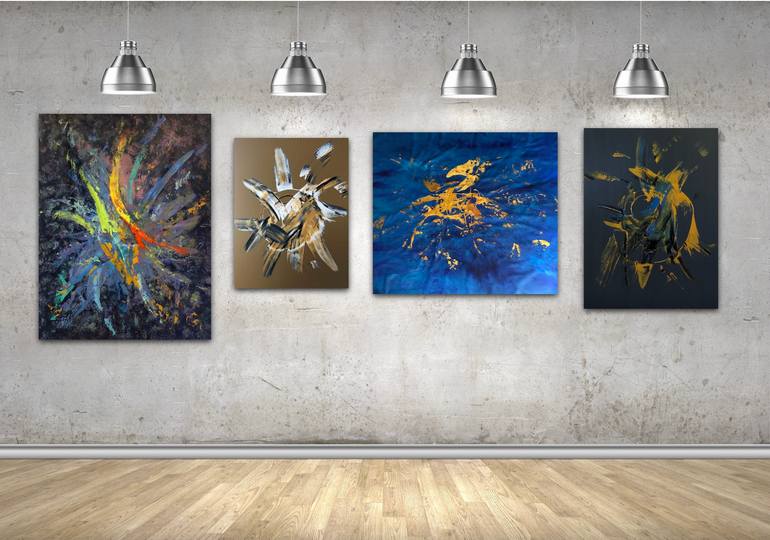 Midnight Sun Painting by Agnes Cavina | Saatchi Art