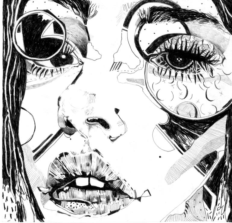 Theta Drawing by Poppy Roberts | Saatchi Art