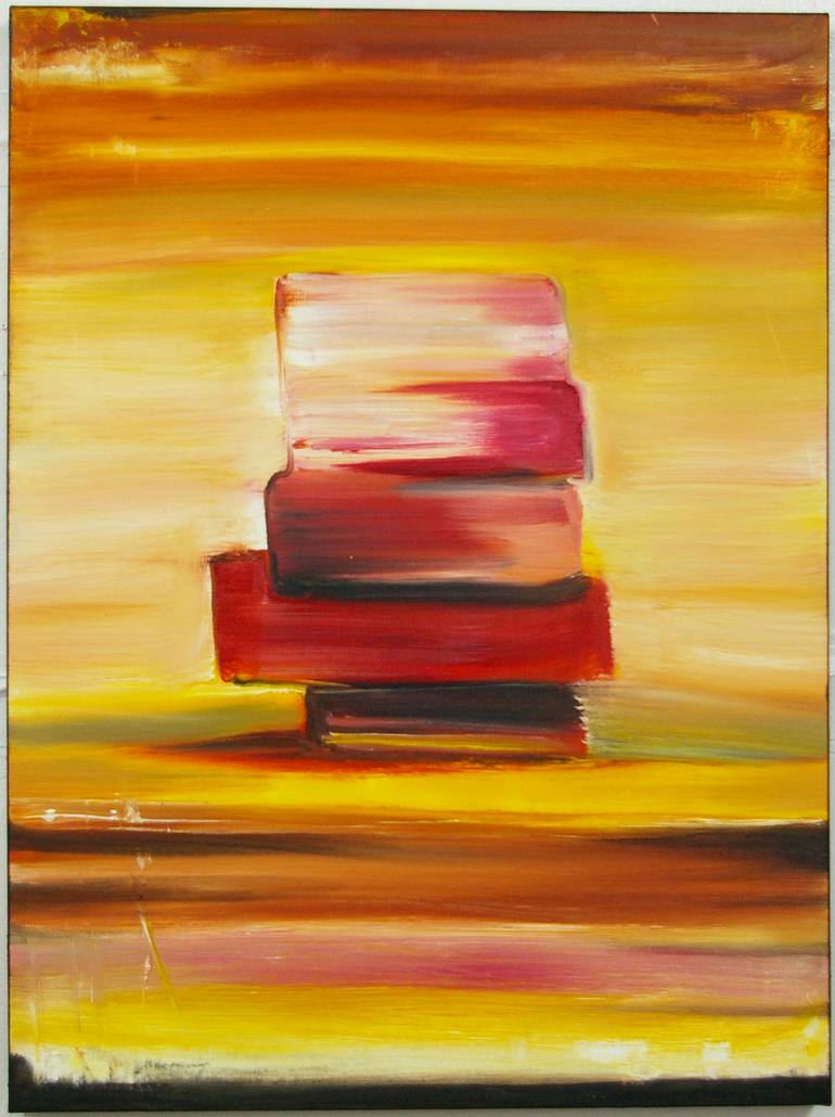 Sunset Blocks Painting by Eric Dyer | Saatchi Art