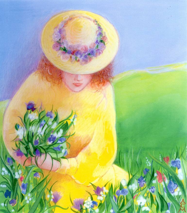 The Glories of Spring Painting by Amy Moreno | Saatchi Art