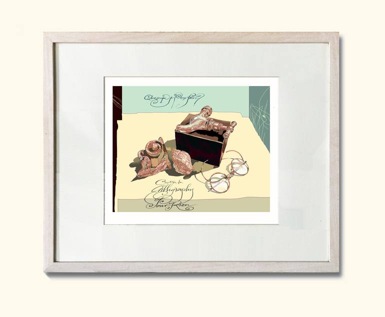 Writing on still life - Limited Edition 12 of 15 Printmaking by Eric ...