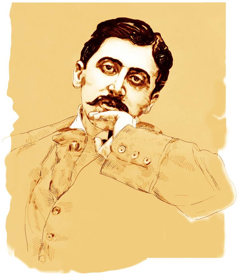 Marcel Proust - Limited Edition 11 of 18 Printmaking by Eric Ezendam ...