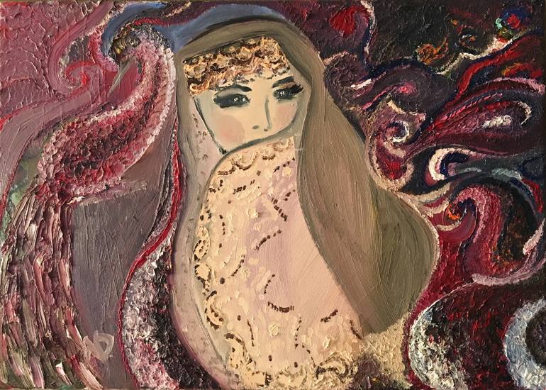 Mahi Painting by Naz Deniz Nezirbek | Saatchi Art