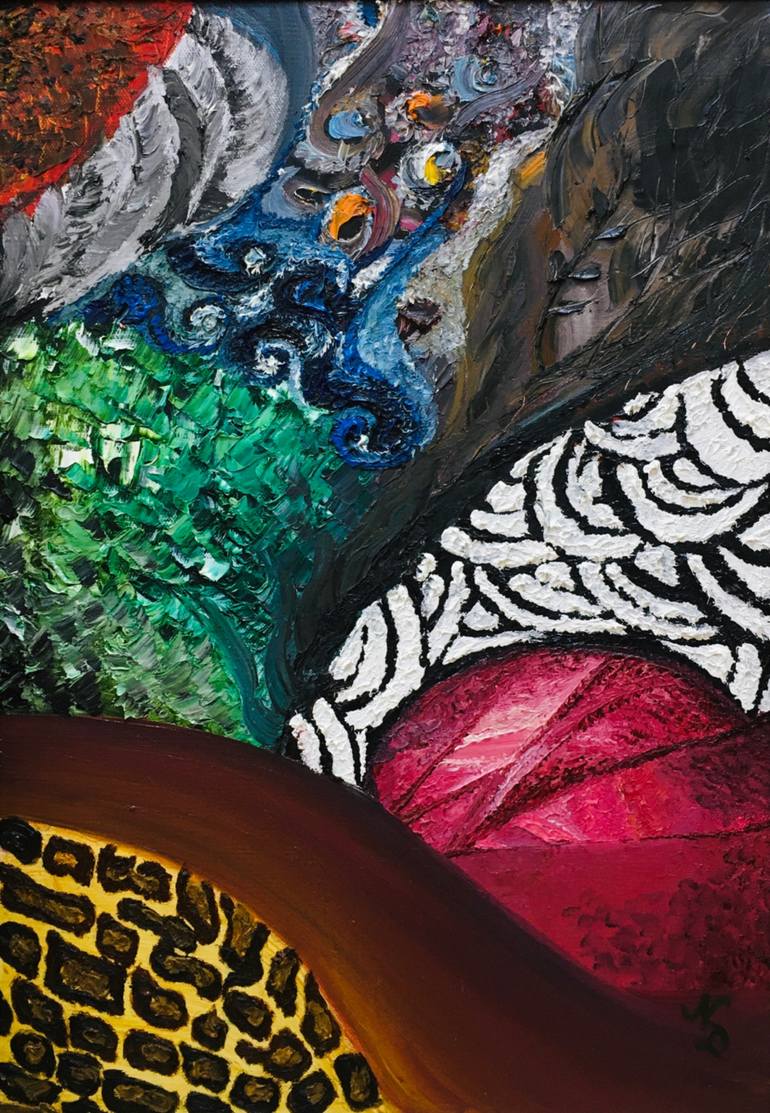 Avant- garde Nature Painting by Naz Deniz Nezirbek | Saatchi Art