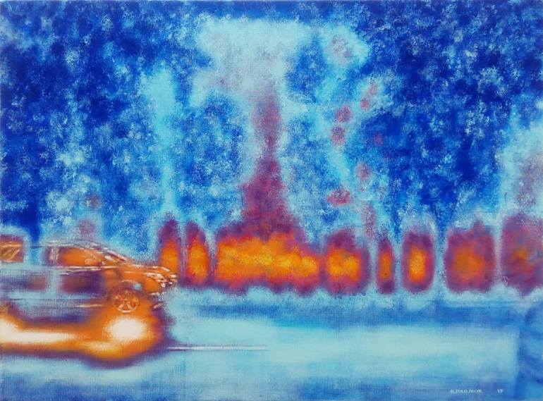 Thermalvision. City Painting by Vasyl Ravlyuk | Saatchi Art