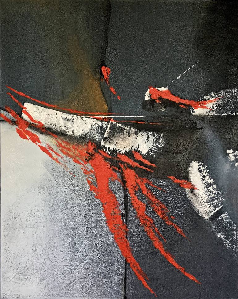 Firebird Painting by Vern Rollin | Saatchi Art