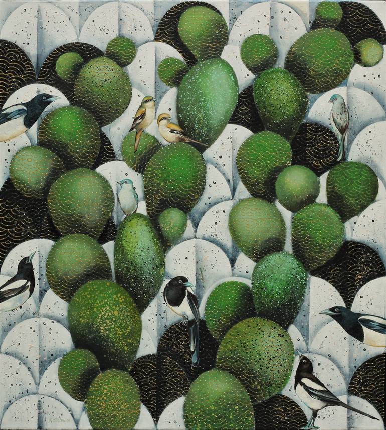 OPUNCJA Painting by Katarzyna Stelmach | Saatchi Art