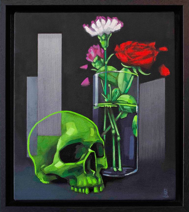 AFTERLIFE (Green) Painting by Brad Kenny Studio | Saatchi Art