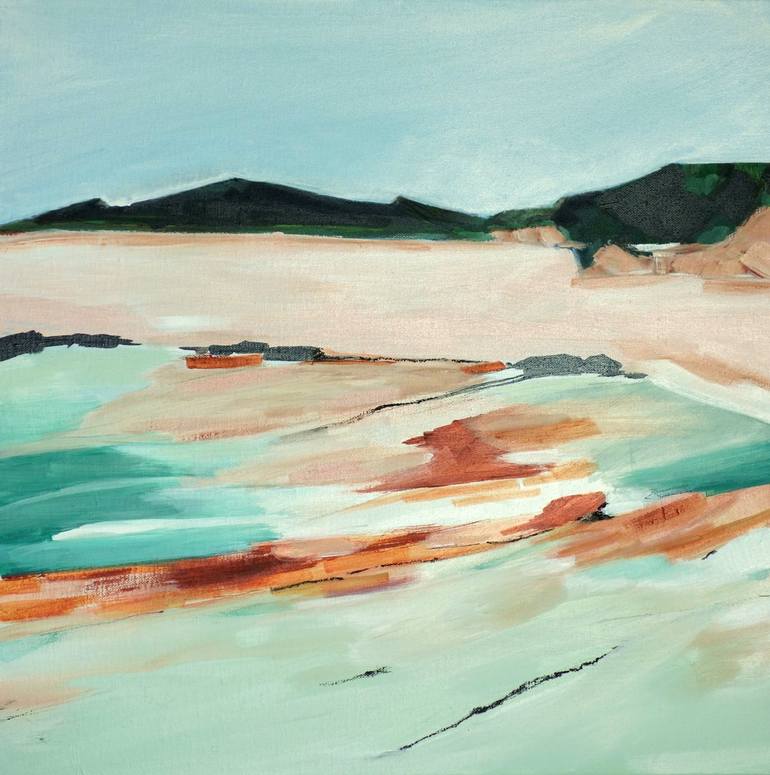 Beachcombing Painting by Gareth Butcher | Saatchi Art
