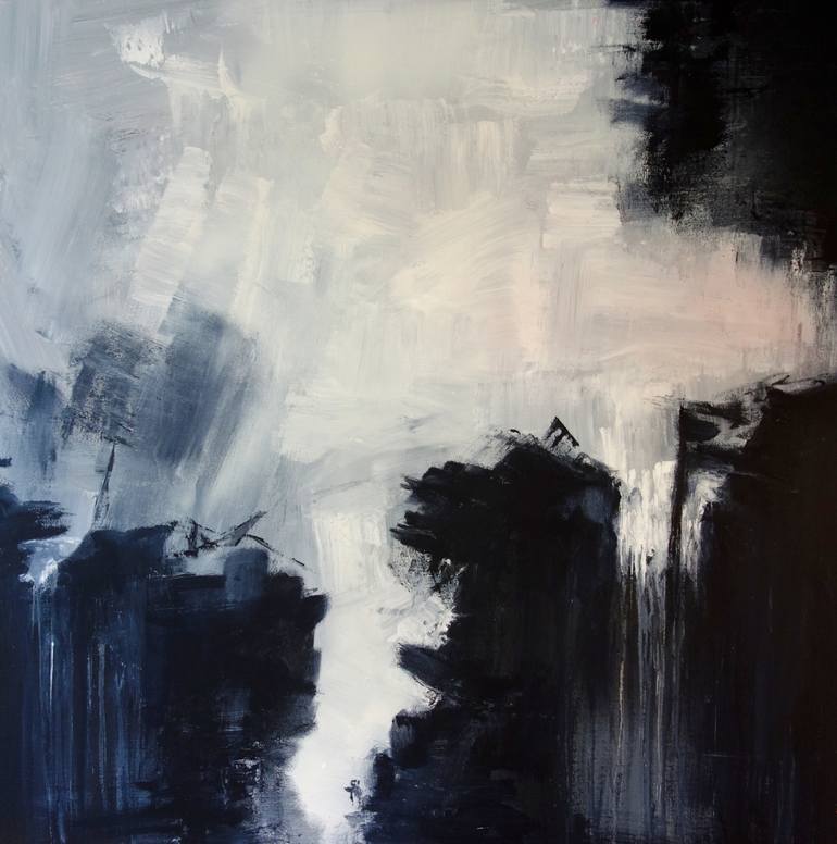 The Dark Night Painting by Gareth Butcher | Saatchi Art