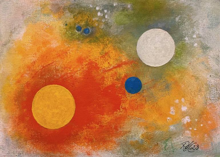 Untitled 070123 (Color Circles) Painting by Roswitha Klotz | Saatchi Art